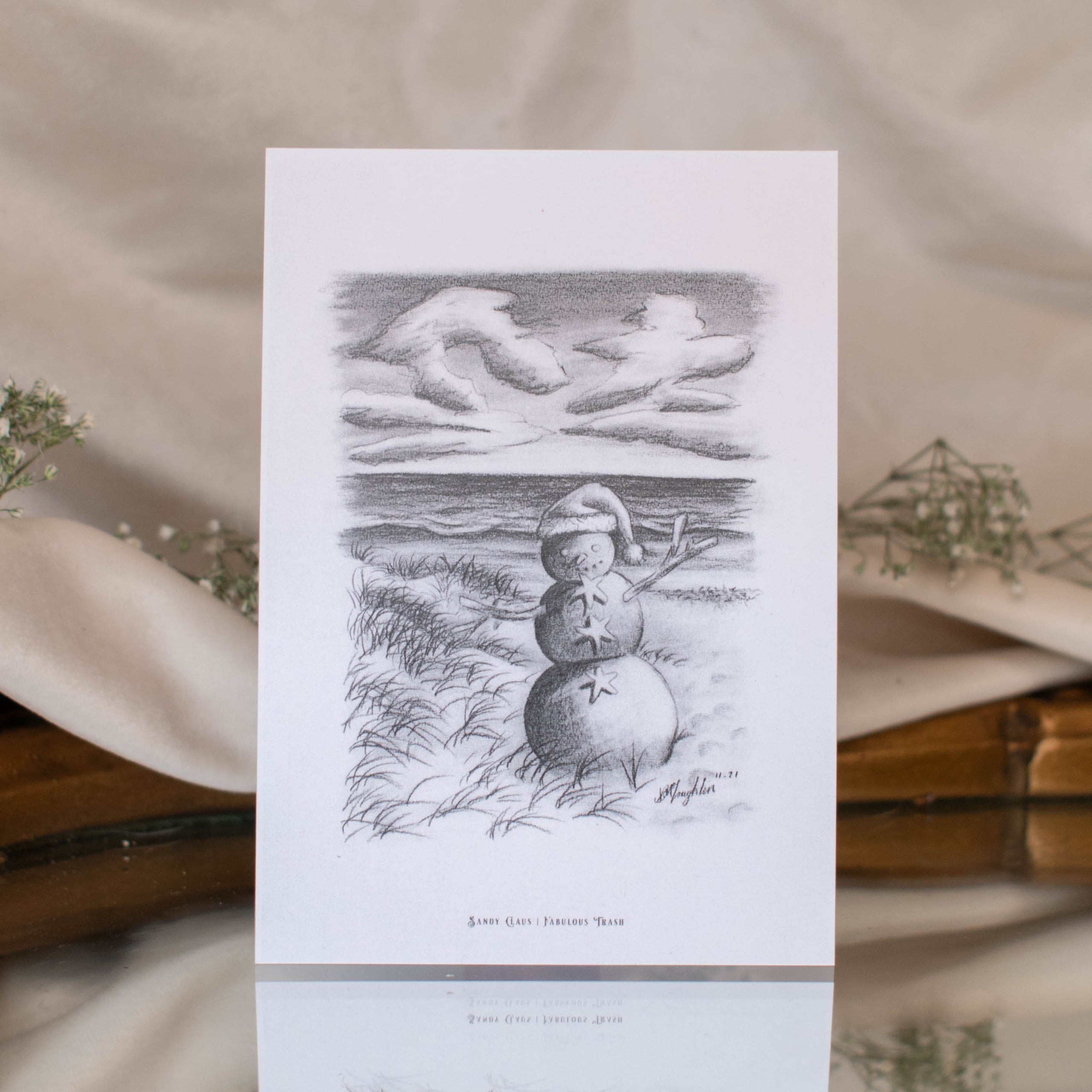 Sandy Claus - Print | Fabulous Trash